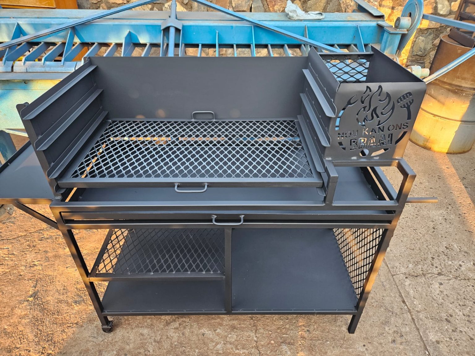Braai Stand 900x500 / 1000x600 | Nou kan ons Braai